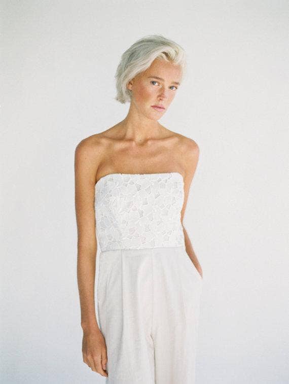 7 Pantsuit Wedding Dresses And Bridal Jumpsuits To Make Your Wedding Unique Yourtango